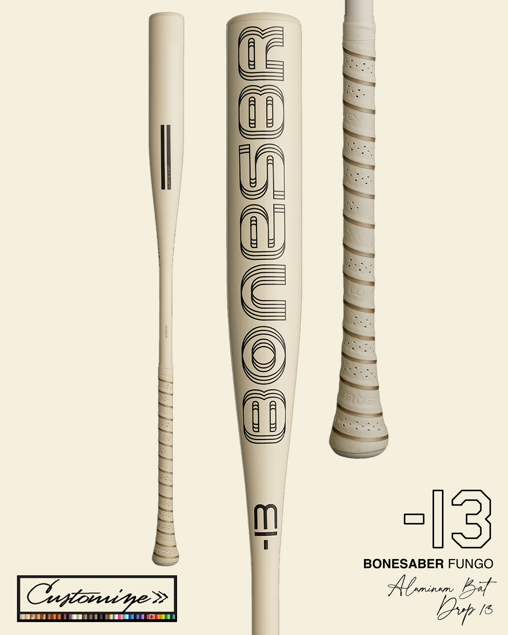 CUSTOM BONESABER METAL FUNGO – Warstic