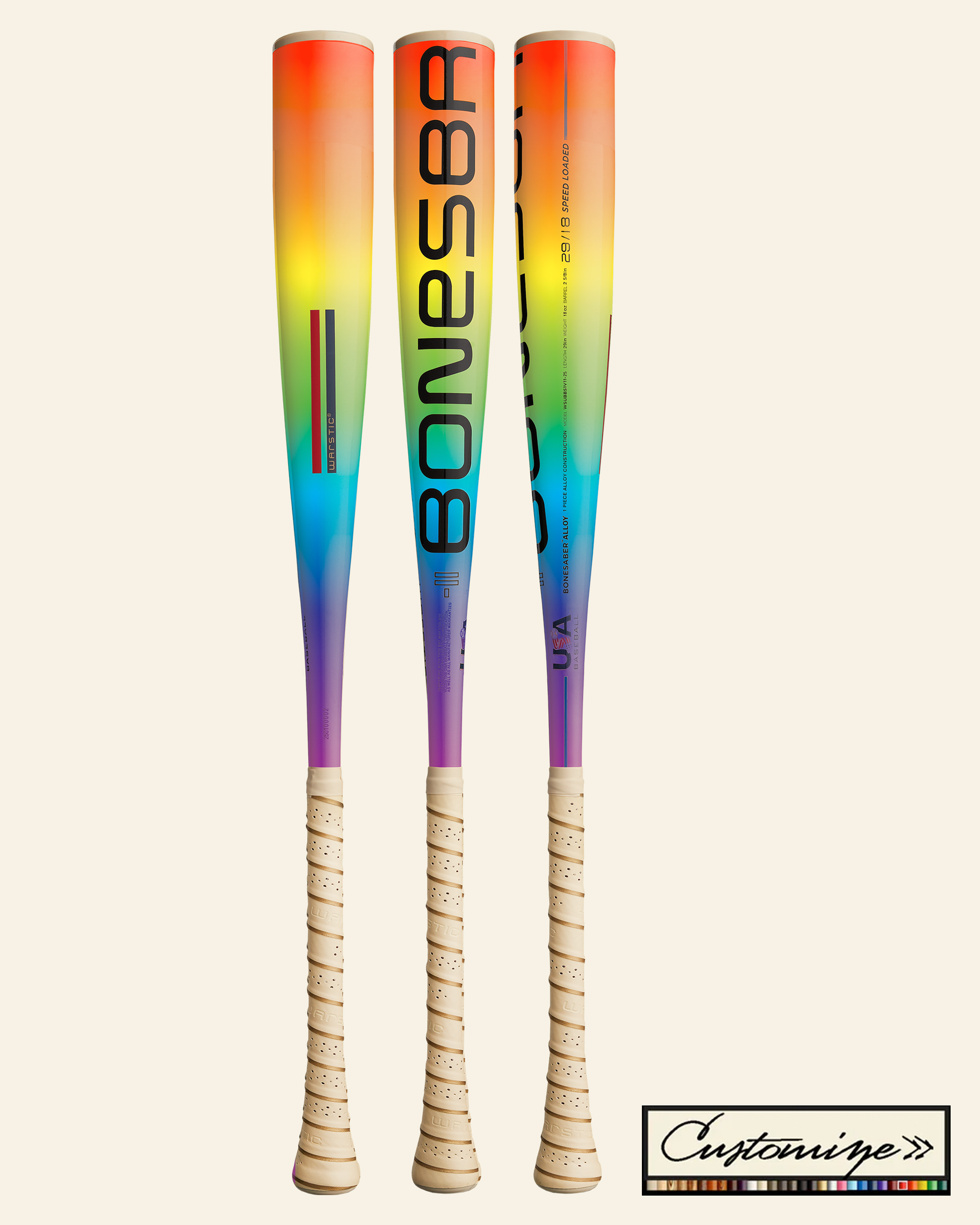 Customizable Metal Bats