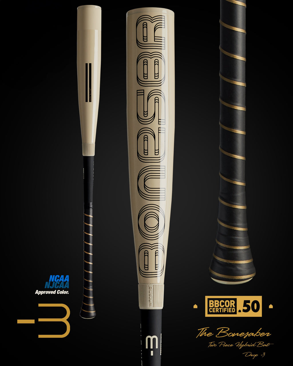 2024 BONESABER HYBRID BBCOR METAL BASEBALL BAT – Warstic