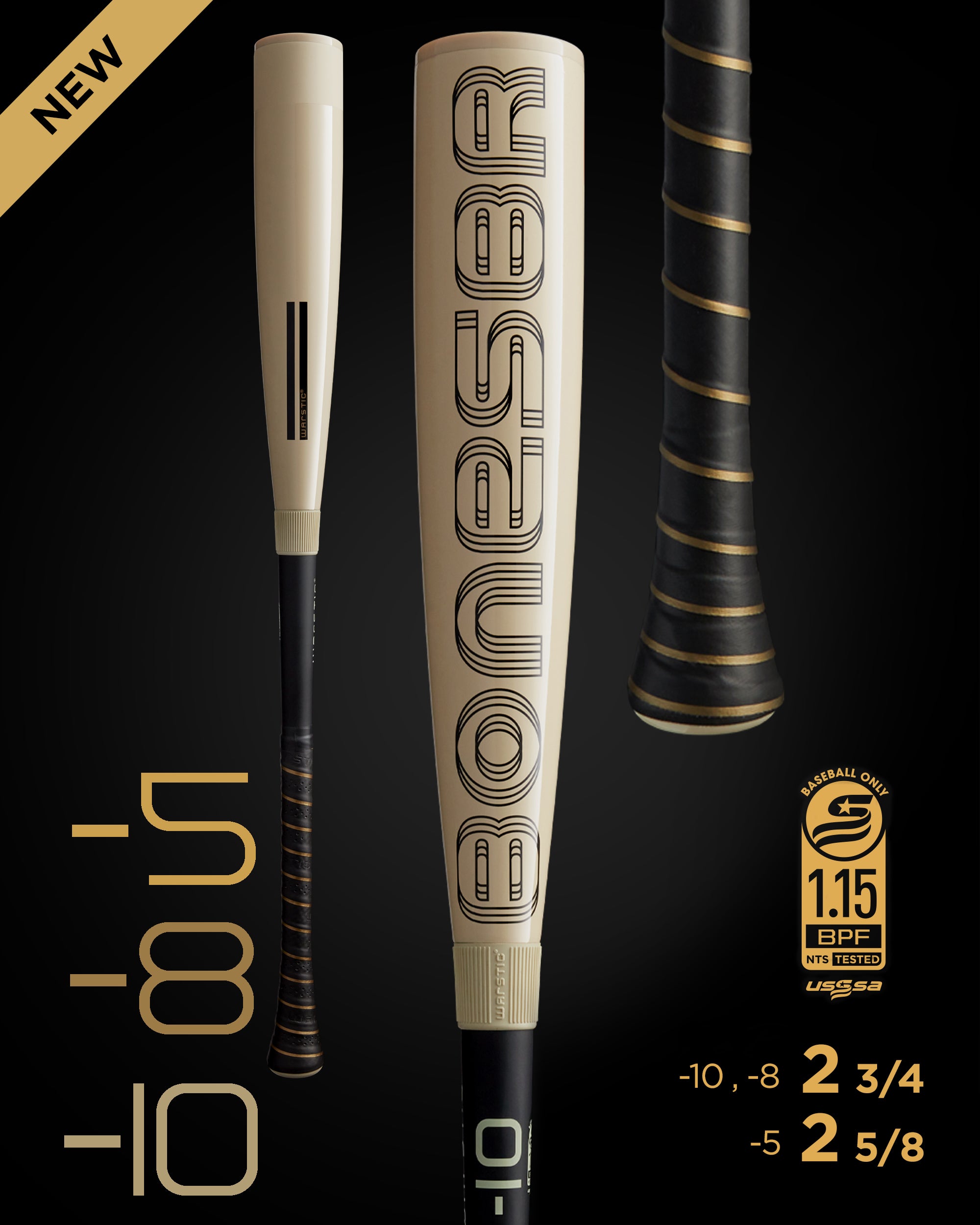 BONESABER HYBRID USSSA METAL BASEBALL BAT – Warstic