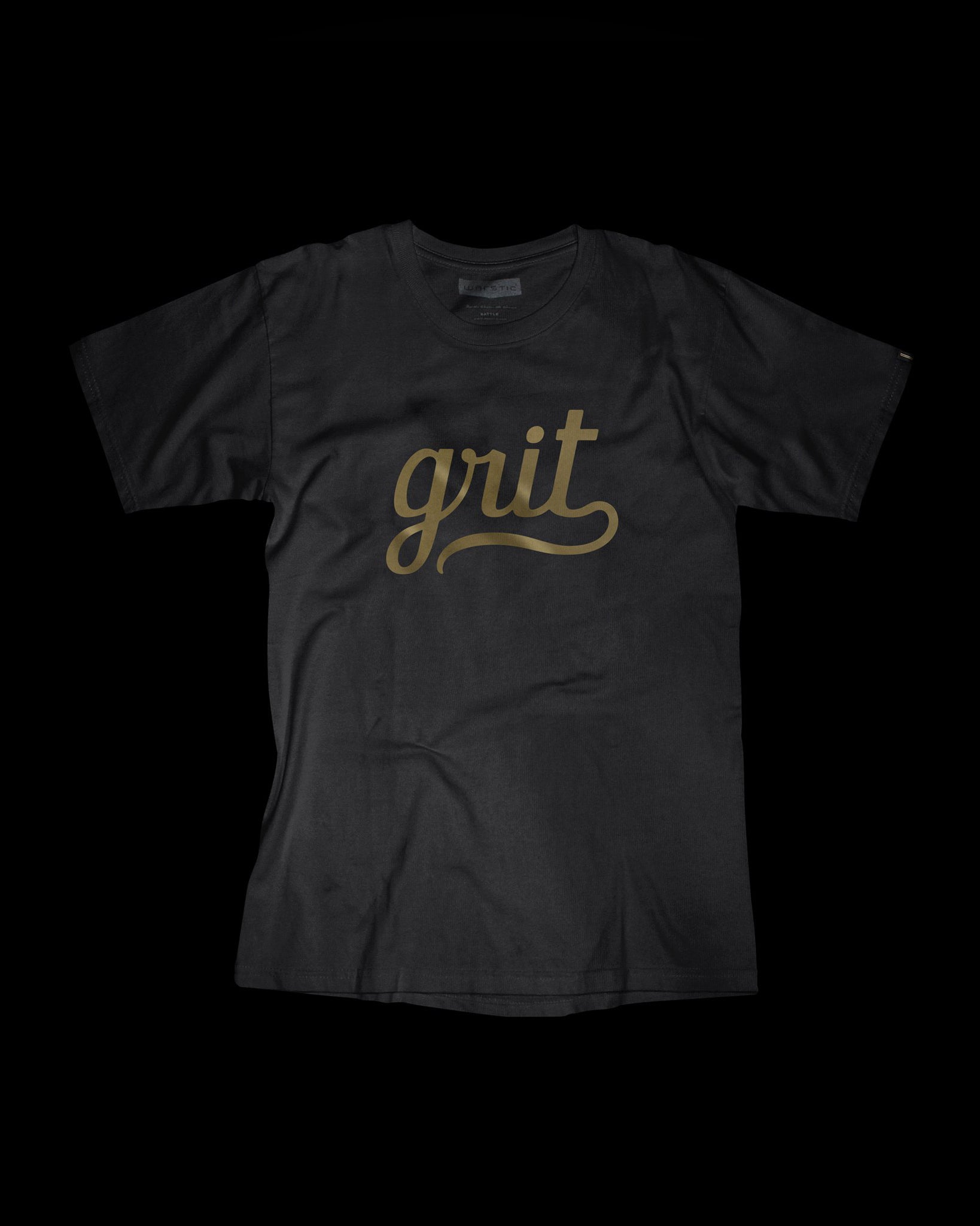 GRIT TEE (BLACK) – Warstic